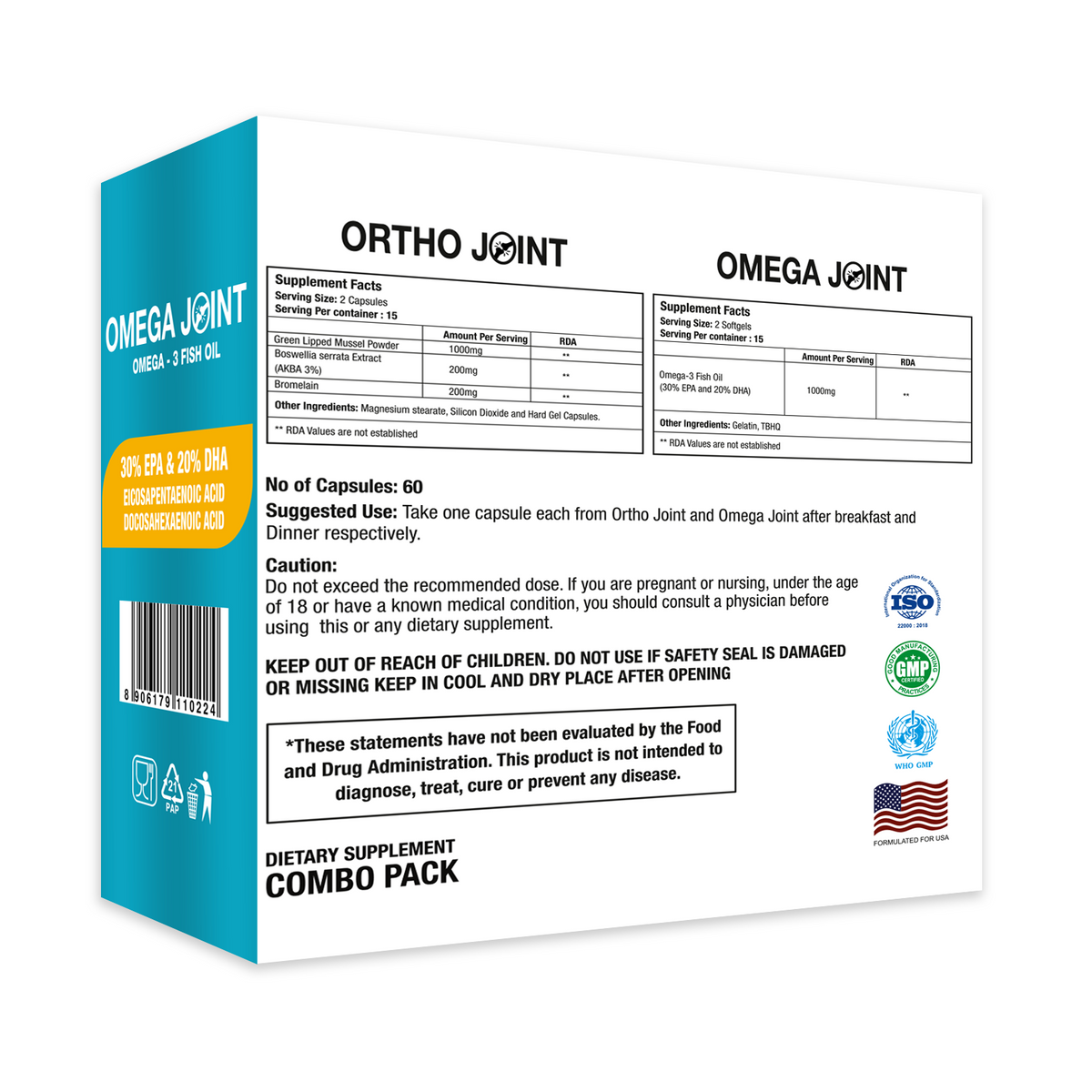 Joint Eze Pack - Joint Pain Relief Supplement | New Zealand Green Lipp ...